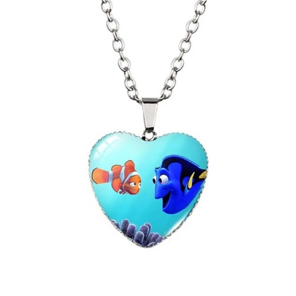 Accessories | Handmade Dory Nemo Heart Necklaceglass Photo Printed ...